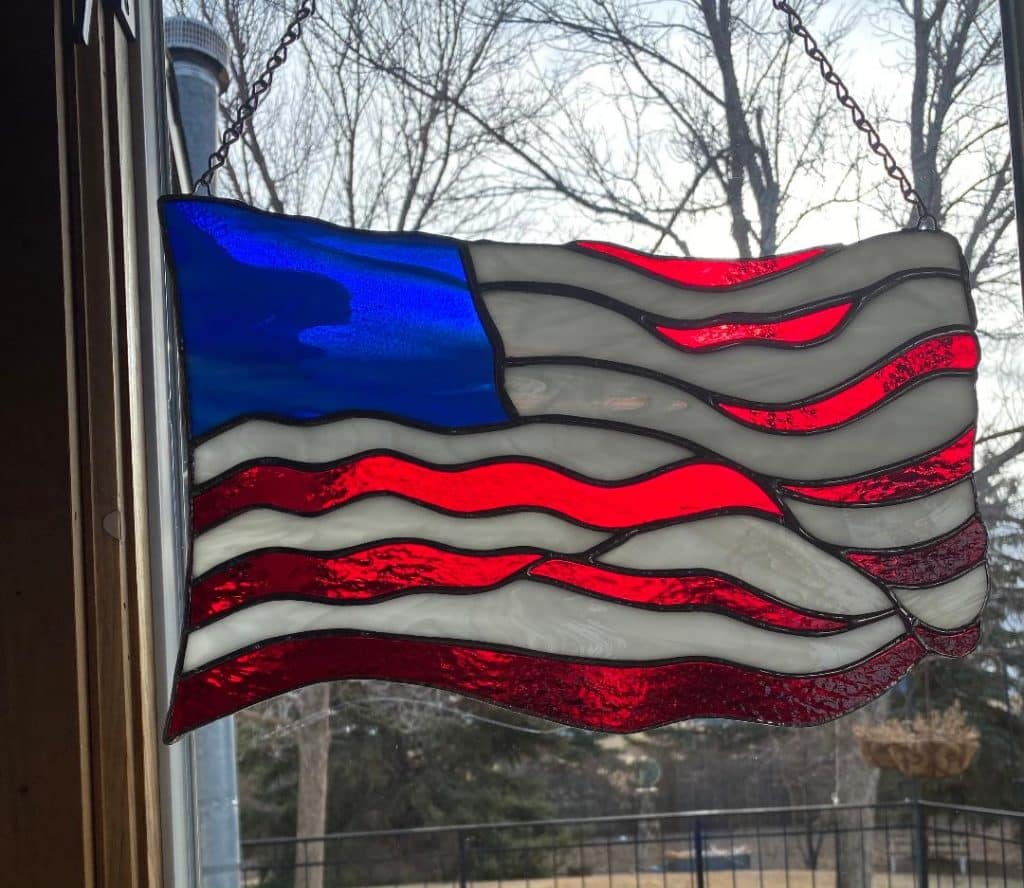Us Flag Stained Glass Window Patterns
